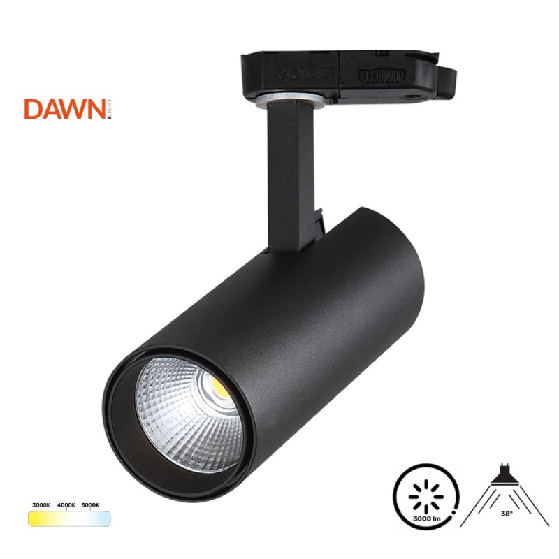 DAWN LED REFLEKTOR ŠINSKI EL-T21D030 30W CCT CRNI TROSTEPENI