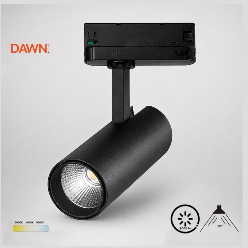 DAWN LED REFLEKTOR ŠINSKI EL-T21D020 20W CCT CRNI TROSTEPENI