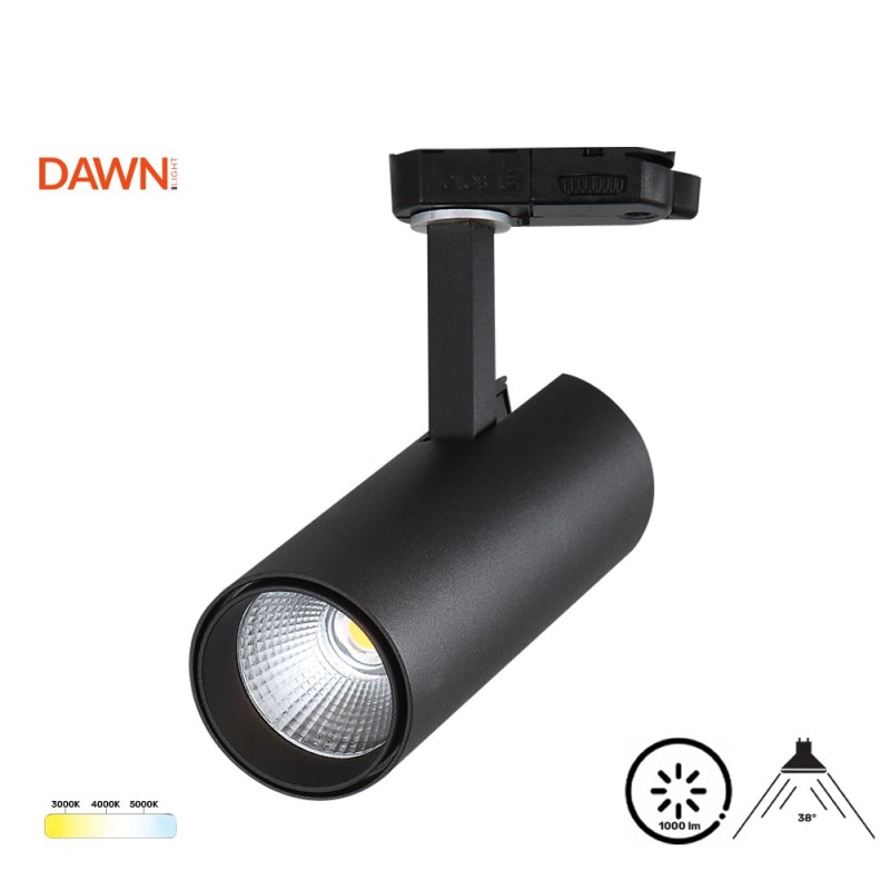 DAWN LED REFLEKTOR ŠINSKI EL-T21D010 10W CCT CRNI TROSTEPENI