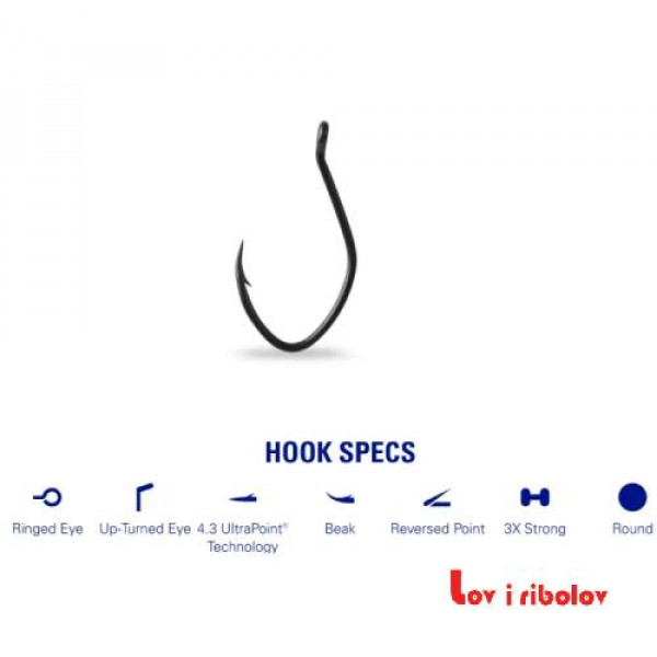 Udica Mustad Skippy Catfish 412NP-BN
