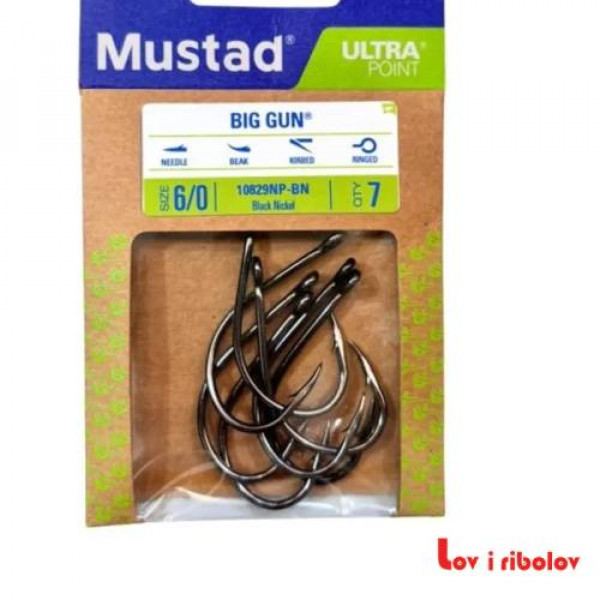 Udice Mustad Big Gun 10829NP-BN