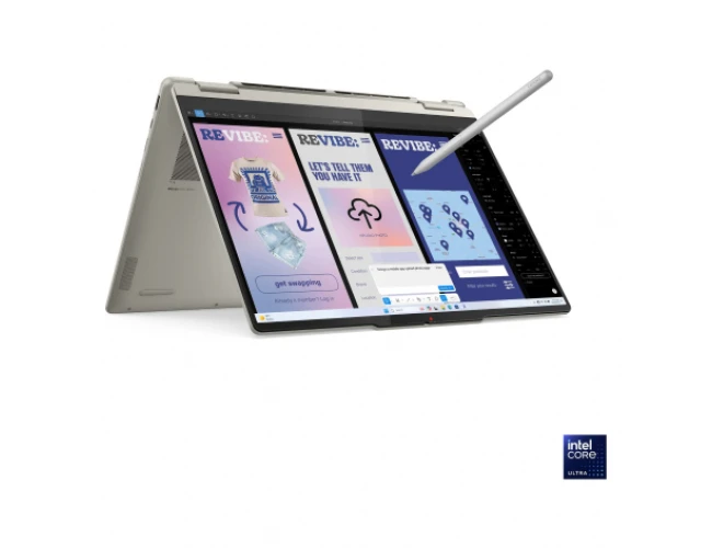 Lenovo Yoga 7 2-in-1 14ILL10 (83JQ00ECYA) 2u1 laptop Intel Ultra 7 258V 14" 2.8K OLED Touch 32GB 1TB SSD Intel Arc 140V srebrni