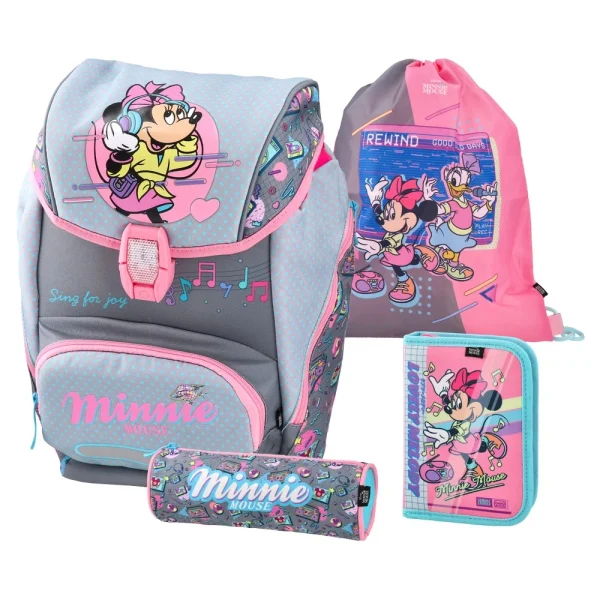 Logic set, ranac anatomski, 4 u 1, Minnie Mouse, Music