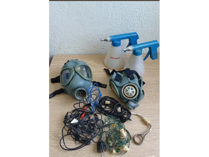 Vojna maska, kablovi, pumpa srej lot