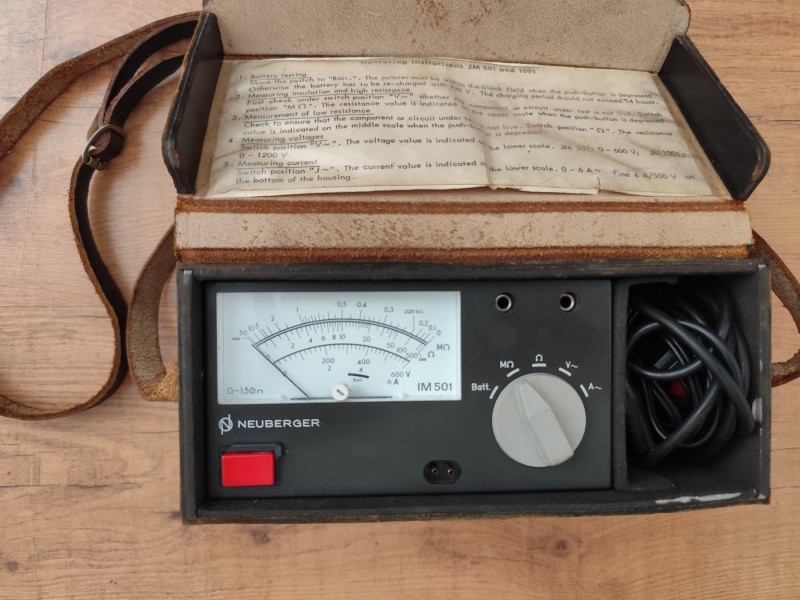Megger Tester izolacije Neuberger IM 501