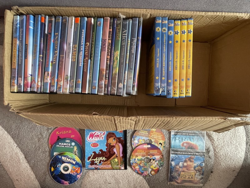 Dvd Dizni crtani filmovi