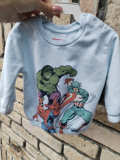 Marvel duks za bebe dečake, veličina 74 cm