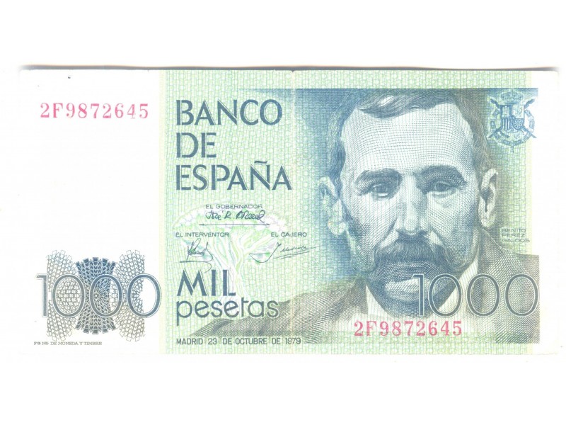 Spanija 1000 pezeta 1979