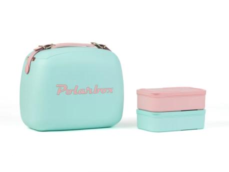 POLARBOX Aqua - Pink Ručni frižider 6l sa dve posude za hranu