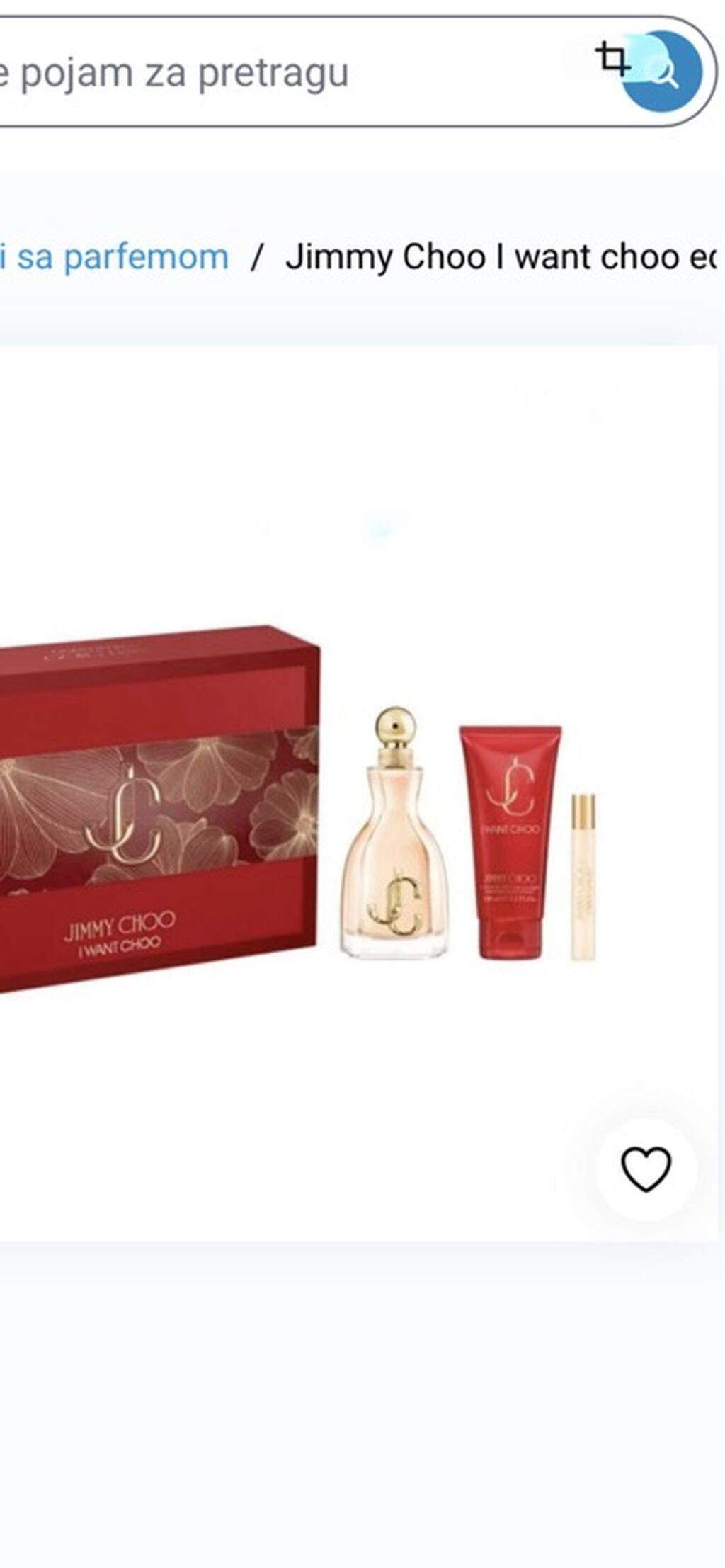 NOVO Jimmy Choo – I Want Choo poklon set Sadržaj seta: - Eau de