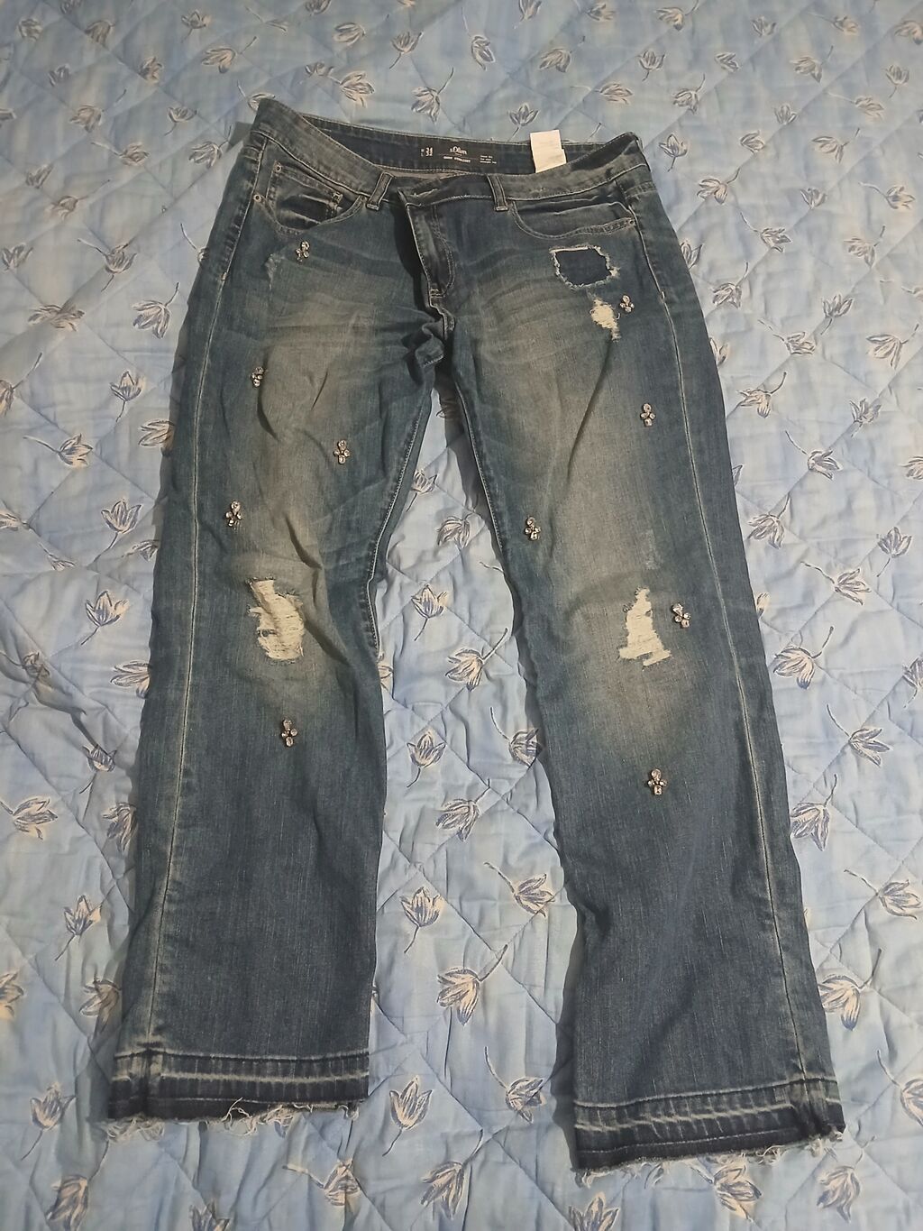 S.Oliver ženske farmerke – denim sa efektom izbledelosti i