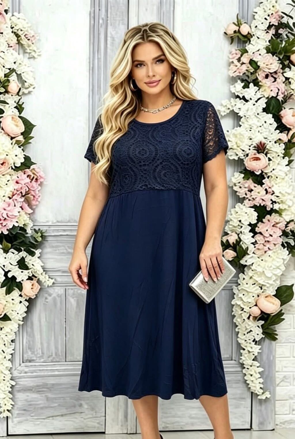 05. Haljina za punije 2XL 3XL 4XL 2.300 dinara H