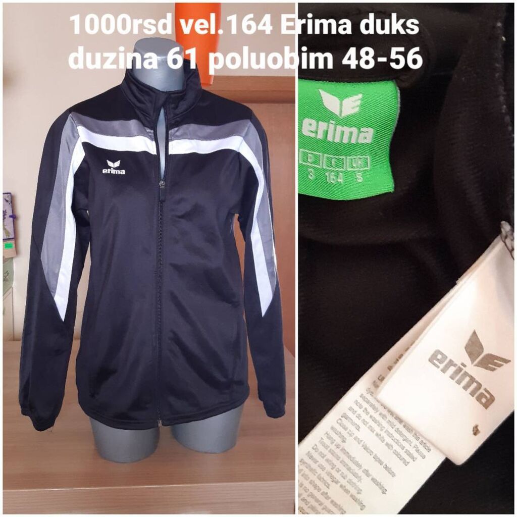 Erima sportska jakna/duks na rajsferšlus. - Brend: Erima - Model