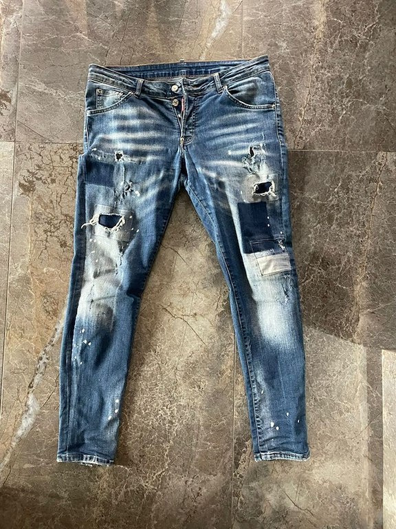 Farmerke, Dsquared2, bоја - Tamnoplava