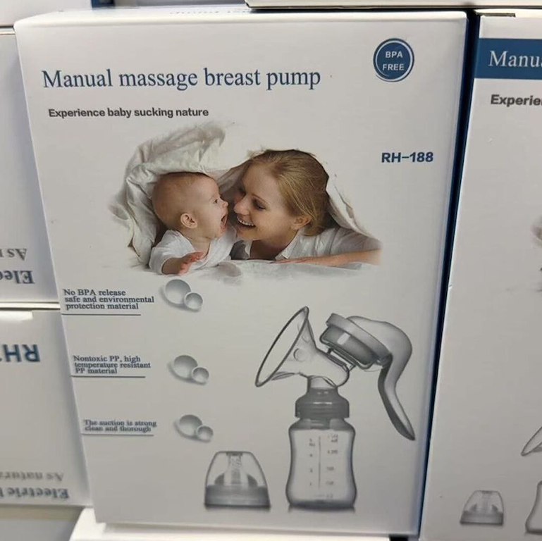 Ovo je ručna pumpa za grudi model RH-188 sa funkcijom masaže.Proizvod