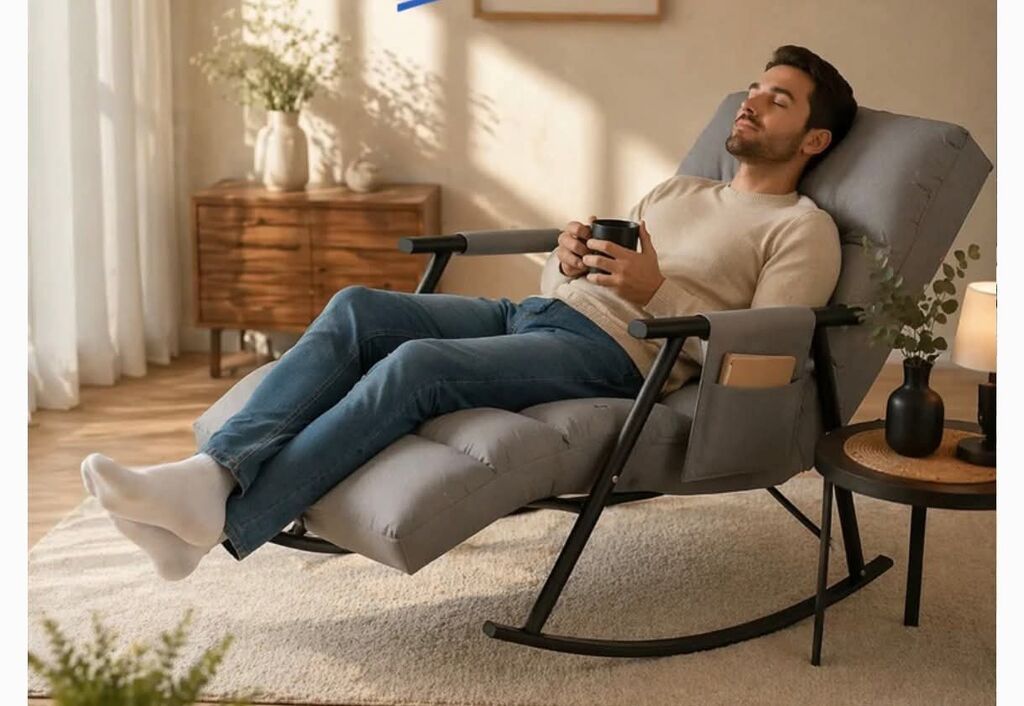 Rocker ležaljka/na ljuljanje sa naslonom za celo telo - Ergonomski