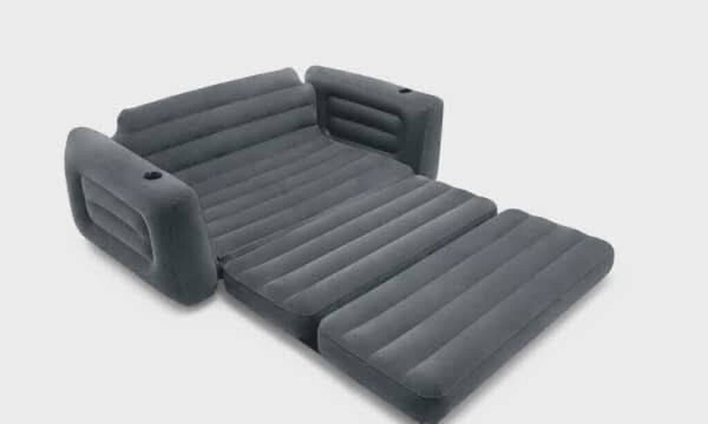 66552 Sofa na izvlačenje 203 cm x 231cm x 66cm Ova luksuzna siva