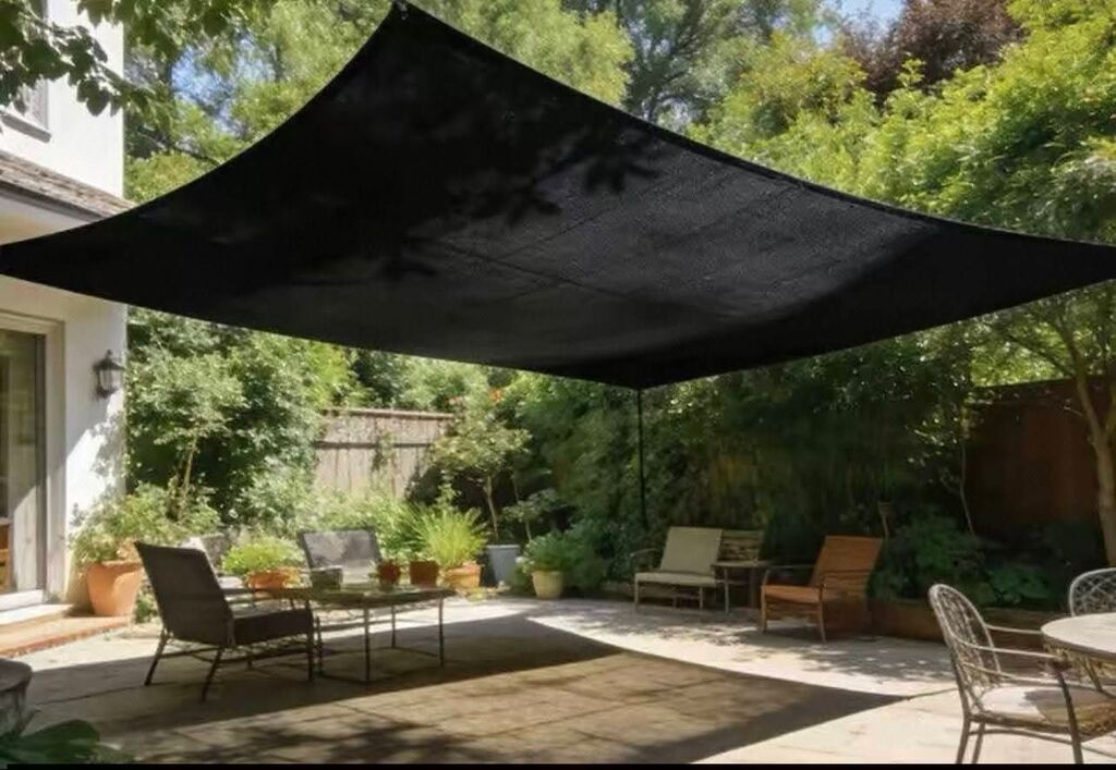 Tenda za dvorište – pravougaona, zaštita od sunca, HDPE materijal NOVO