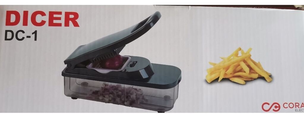 Secka Dicer DC-1 - Ručna secka sa poklopcem i posudom za sakupljanje