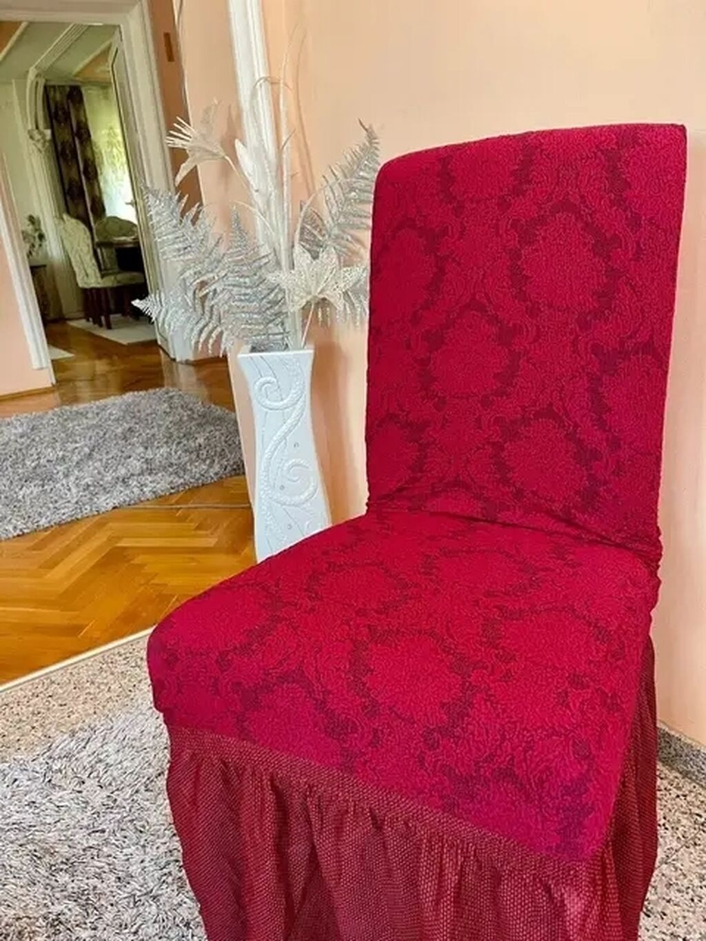 Elastične navlake za stolice sa volanom - Dekorativne navlake sa