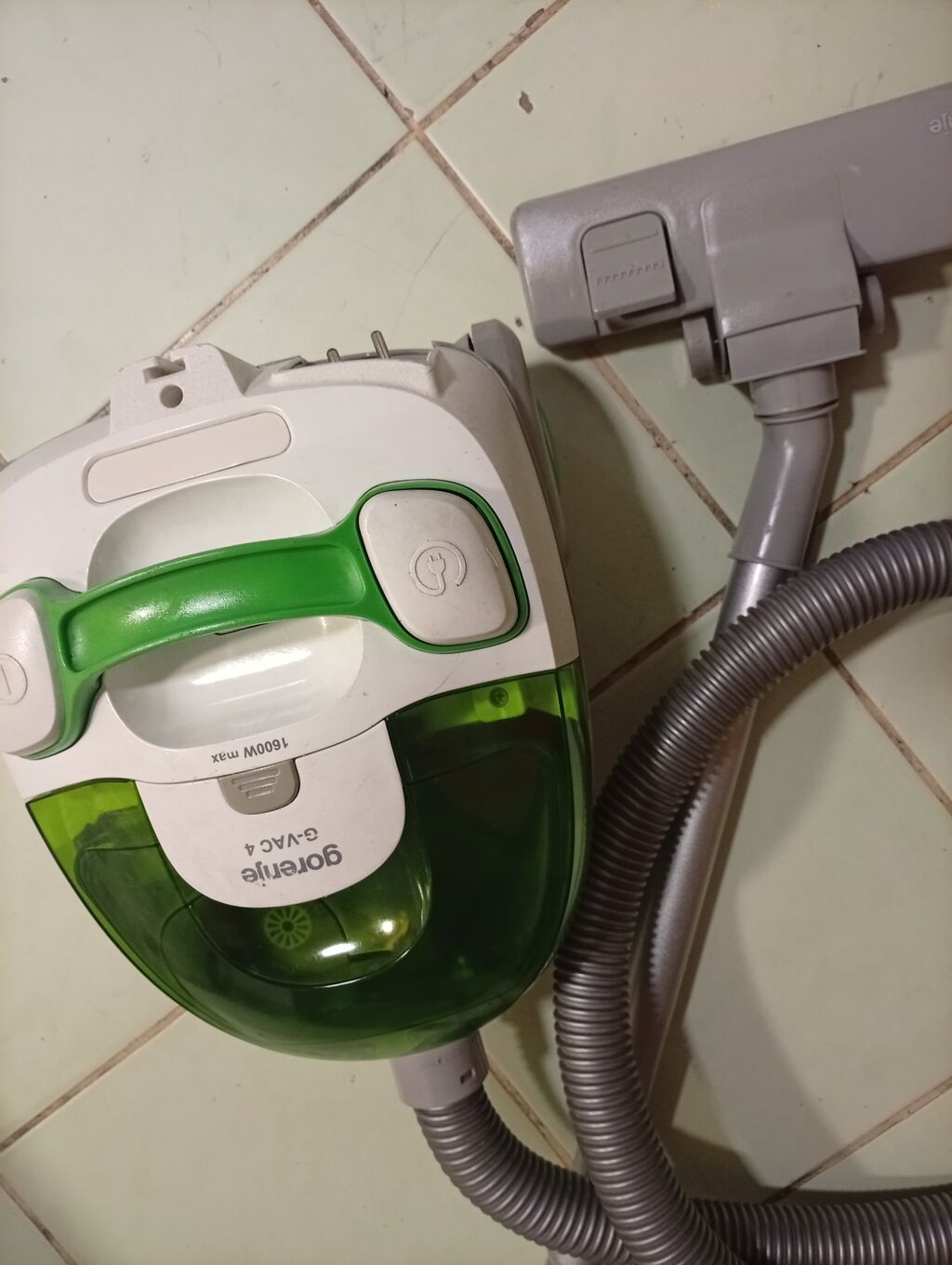 Gorenje G-VAC 4 usisivač bez kese, 1600W max - Snaga: 1600W max