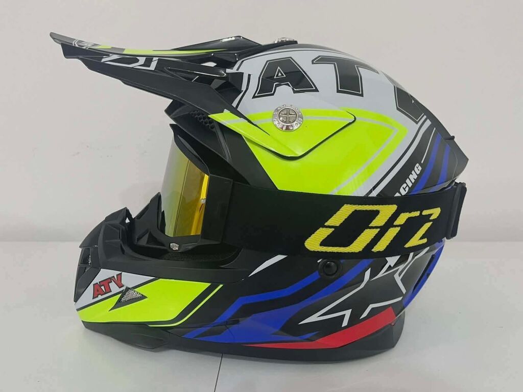 Kaciga za motokros/ATV sa naočarima – YEMA Racing - Tip: integralna