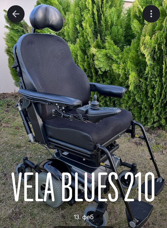 Električna invalidska kolica VELA Blues 210 - Električni pogon sa