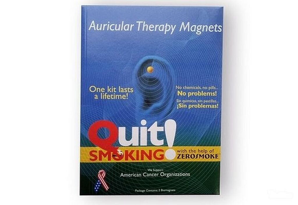 ZeroSmoke – aurikularni terapeutski magneti za prestanak pušenja Opis