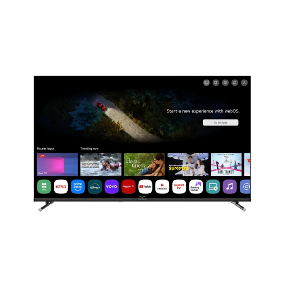 Televizor Tesla 50E655BUW Smart, LED, 4K UHD, 50″(127 cm), DVB-C/T/T2/S/S2