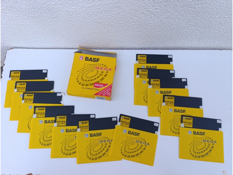 BASF MEGA diskete 5.25" - 2S-2D