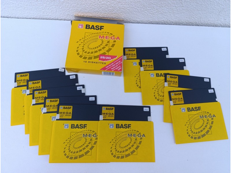BASF MEGA diskete 5.25" - 2S-2D