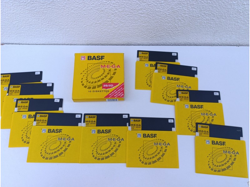 BASF MEGA diskete 5.25" - 2S-2D