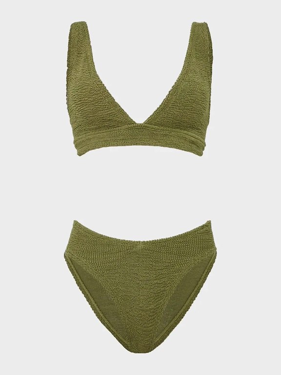 HUNZA G ANGEL BIKINI METALIK MAHOVINA ZELENA