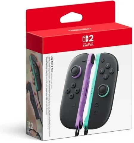 GAMEPAD JOY-CON PAIR NINTENDO SWITCH 2 LIGHT PURPLE AND LIGHT GREEN