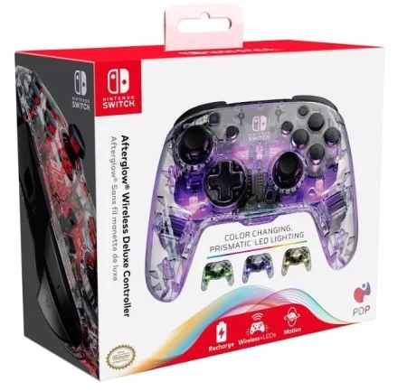 GAMEPAD PDP NINTENDO SWITCH DELUXE WIRELESS CONTROLLER AFTERGLOW