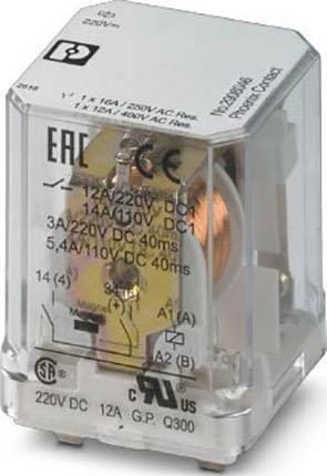 Phoenix Contact 2225723 REL-PR1-220DC/1/MB relej 220 V/DC 38,6 mm