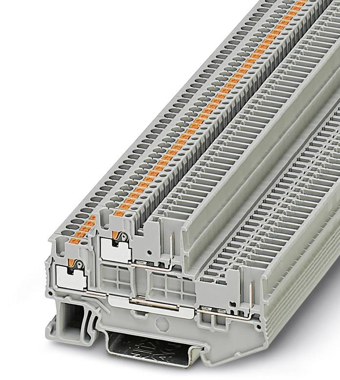 Phoenix Contact 3212439 dvospratni terminalni blok 3,5 mm brzi prikljucak sivi 50 kom.