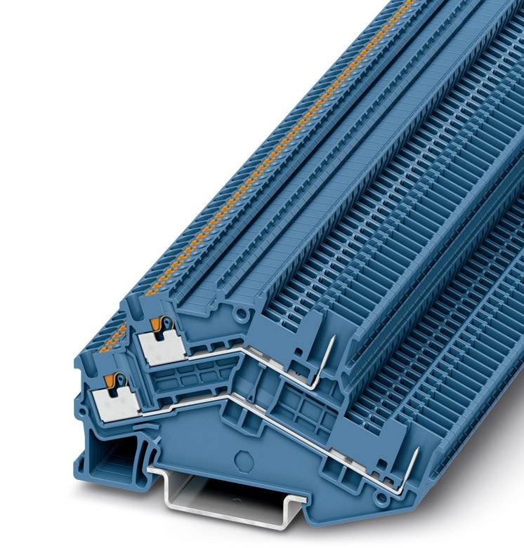 Phoenix Contact 3214505 dvospratni terminalni blok 3,5 mm brzi prikljucak plavi 50 kom.