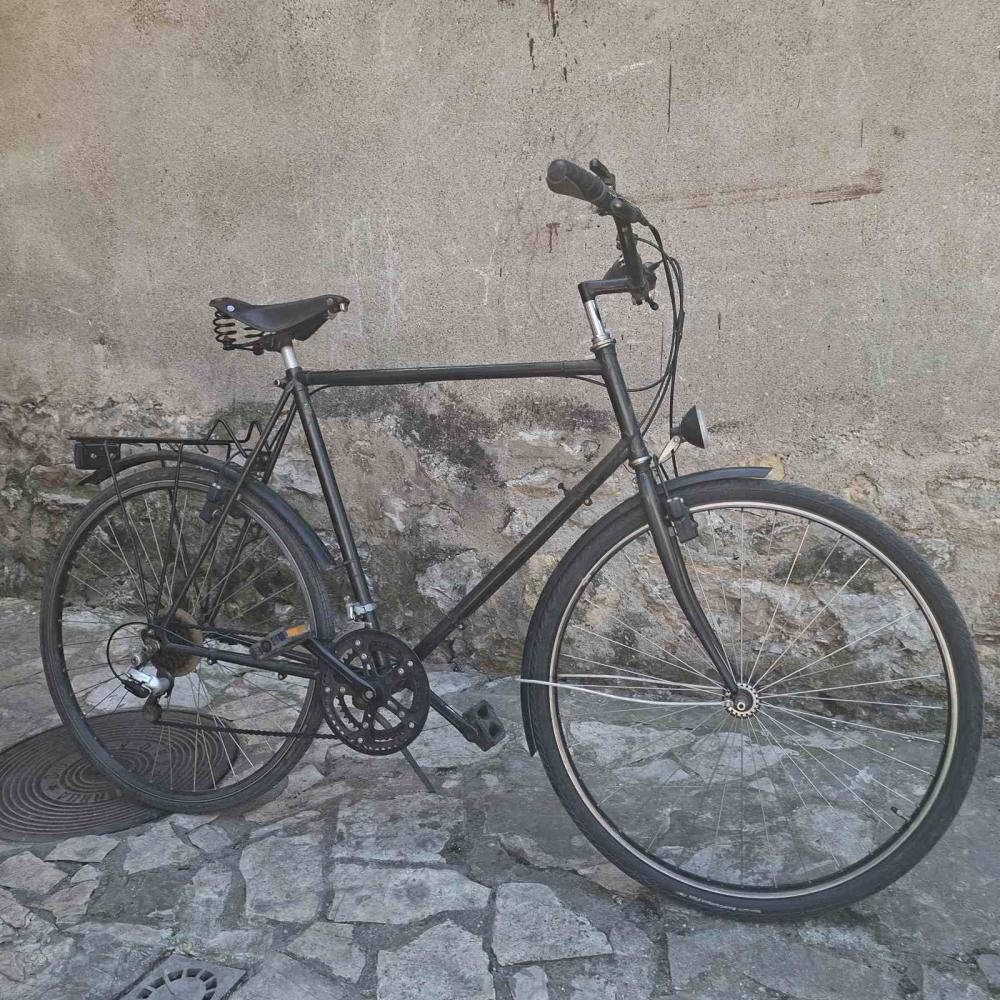 Raleigh engleski retro bicikl Brooks kožno sedište