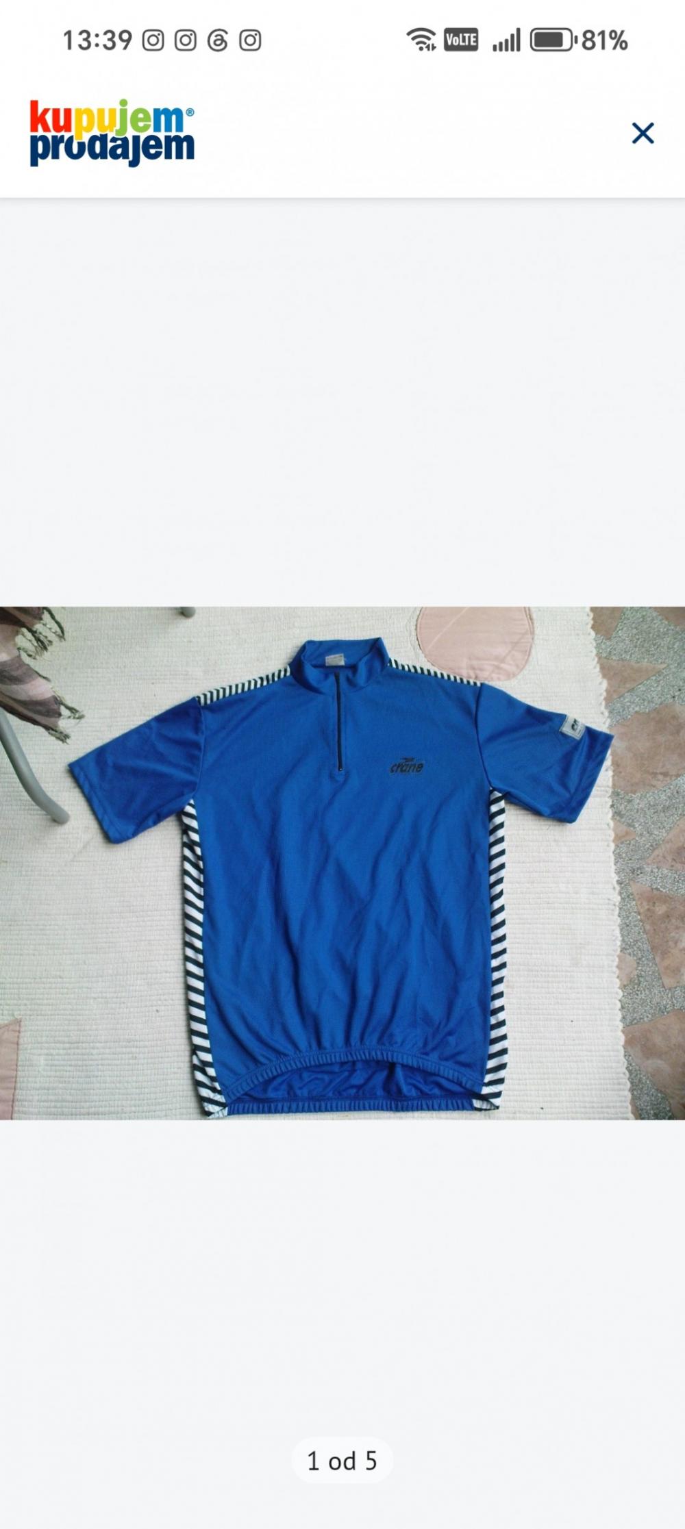 Crane biciklistički dres L