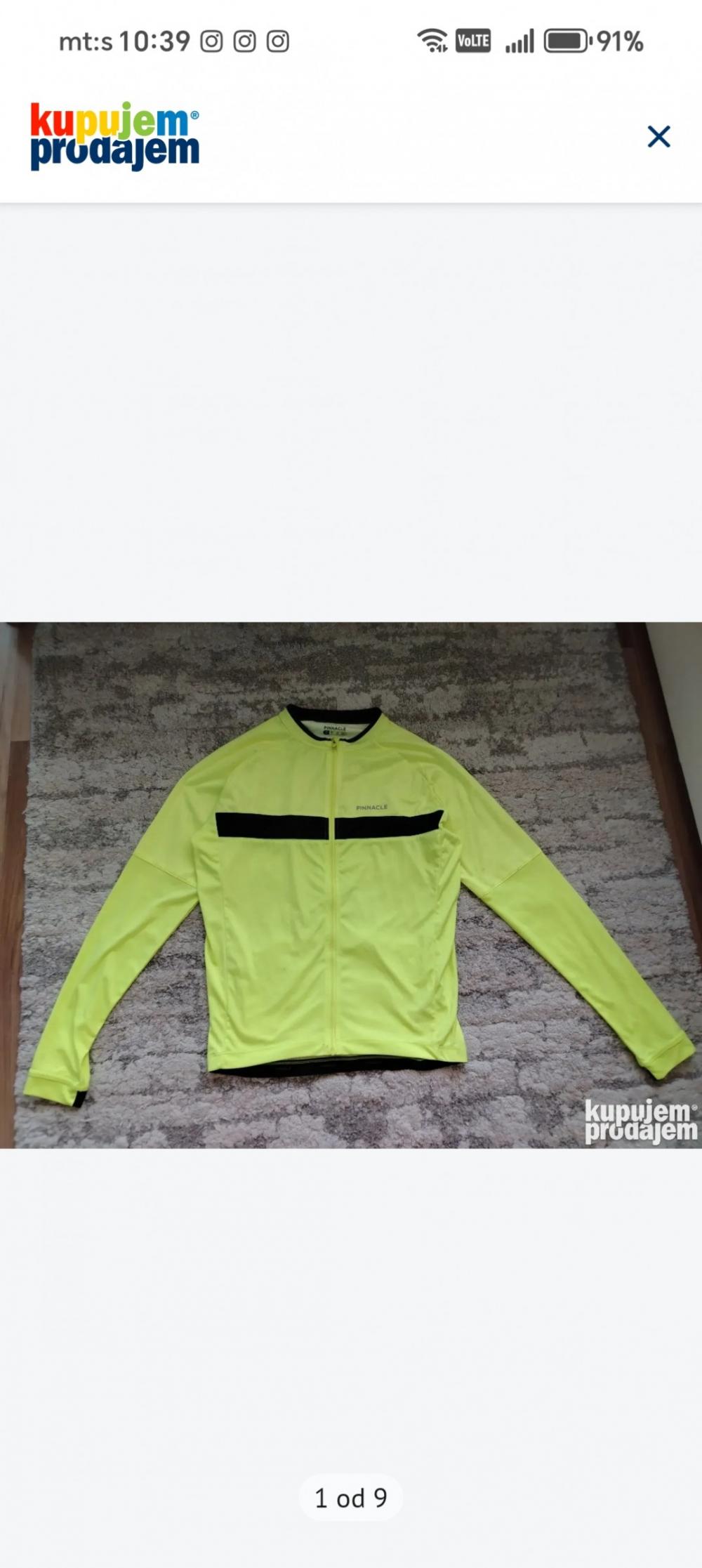 Pinnacle biciklistički  dres rastegljiv L