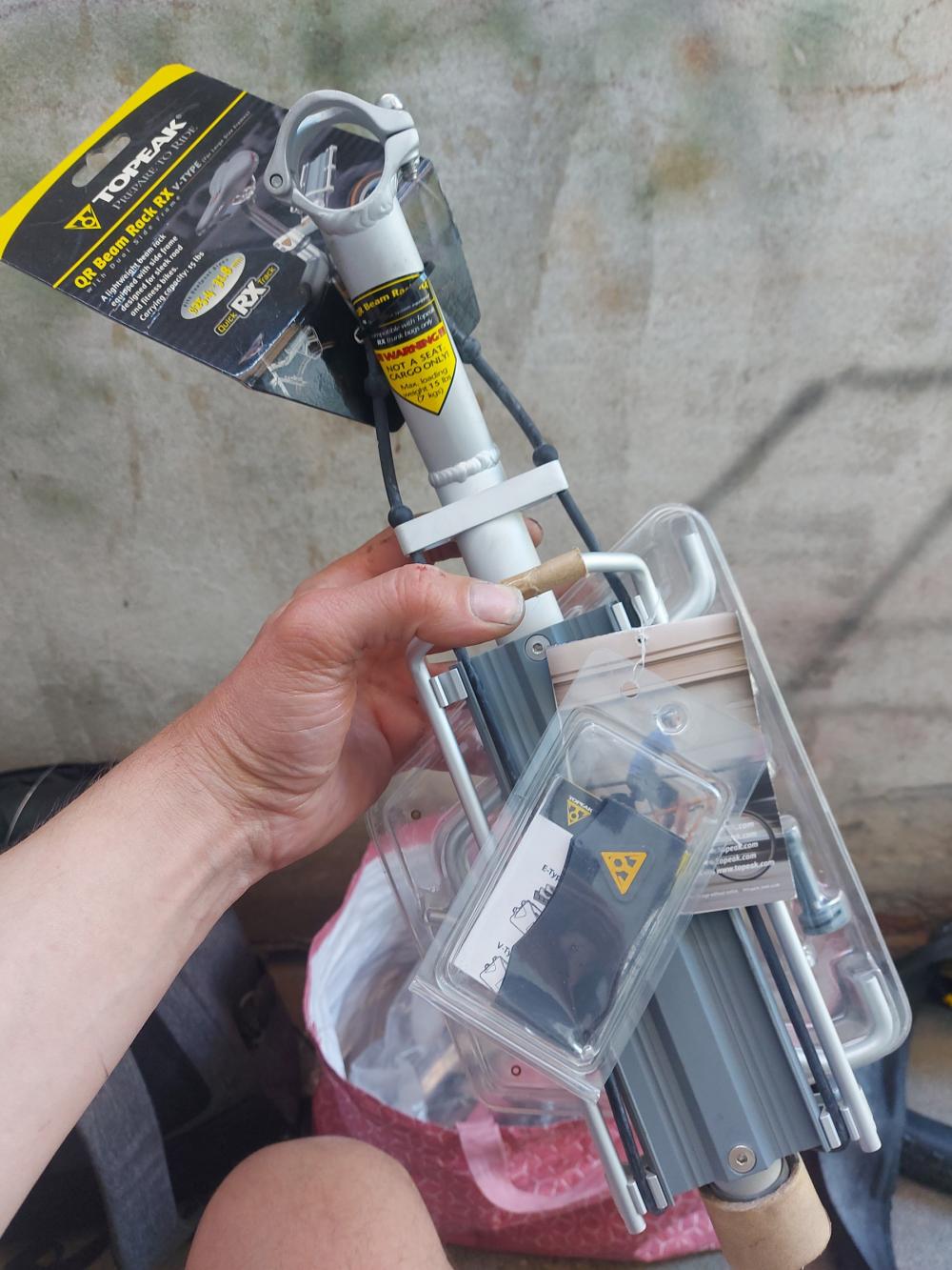 Topeak QR Beam Rack RX V-Type paktreger za šticnu