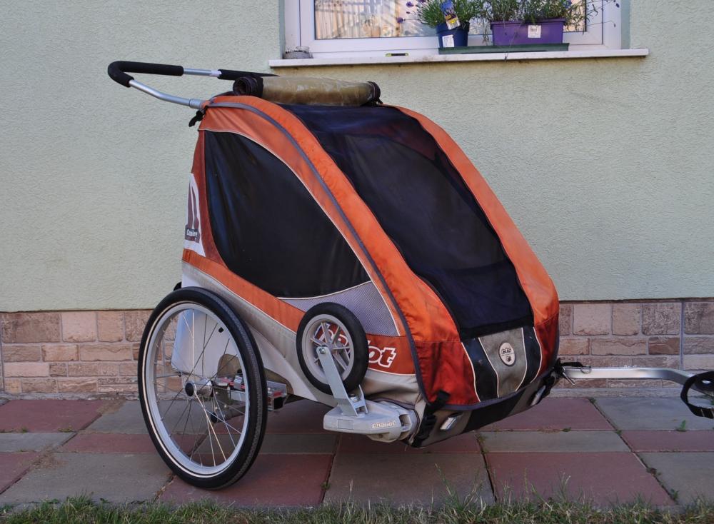 Chariot prikolica, riksa za bicikl za 2 deteta
