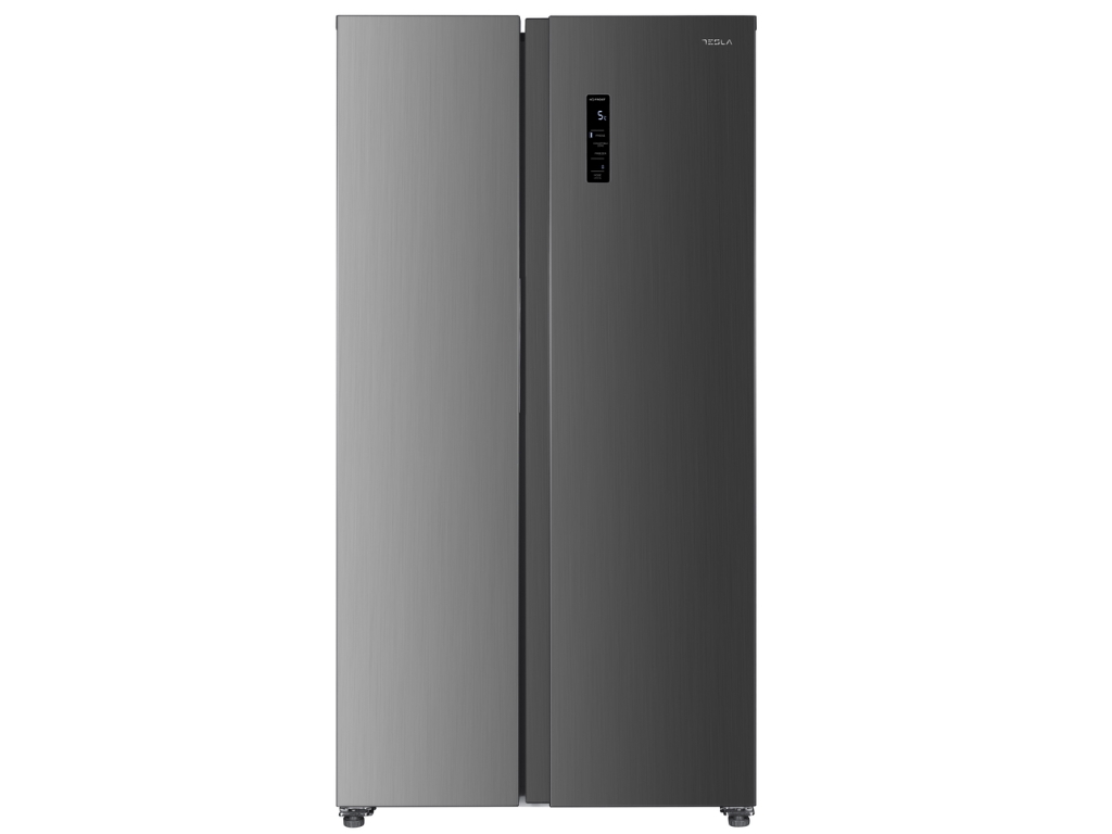 Tesla Side-by-side frižider RB4300FHX, 442 L, No Frost, Inverter motor, Displej, SiviID: EK000475360