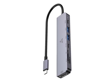 S BOX Adapter H 999, USB Type C / HDMI - 7u1