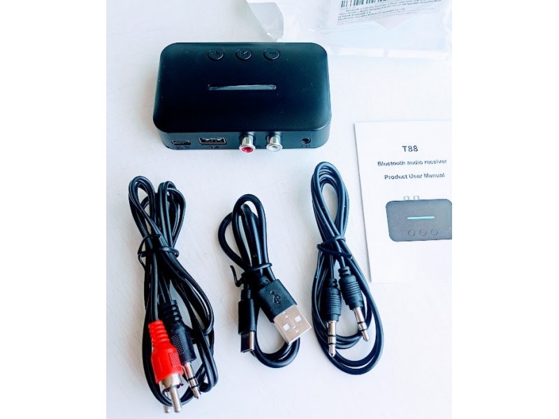 Bluetooth 5.6 audio prijemnik 3,5 mm AUX RCA USB