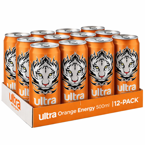 Ultra Orange Energy 500ml, 12 komada