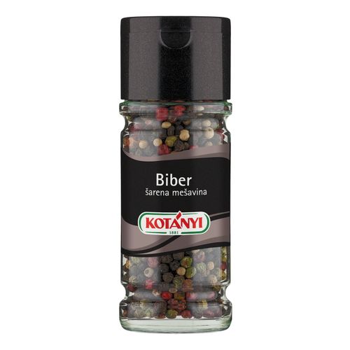 Kotanyi BIBER MEŠANI (U ZRNU) STAKLO 40G/100ML