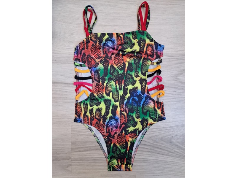Jednodelni kupaci Animal print 2-3 god NOVO