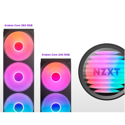 NZXT Kraken Core 240 RGB vodeno hlađenje crno (RL-KR24C-B1)